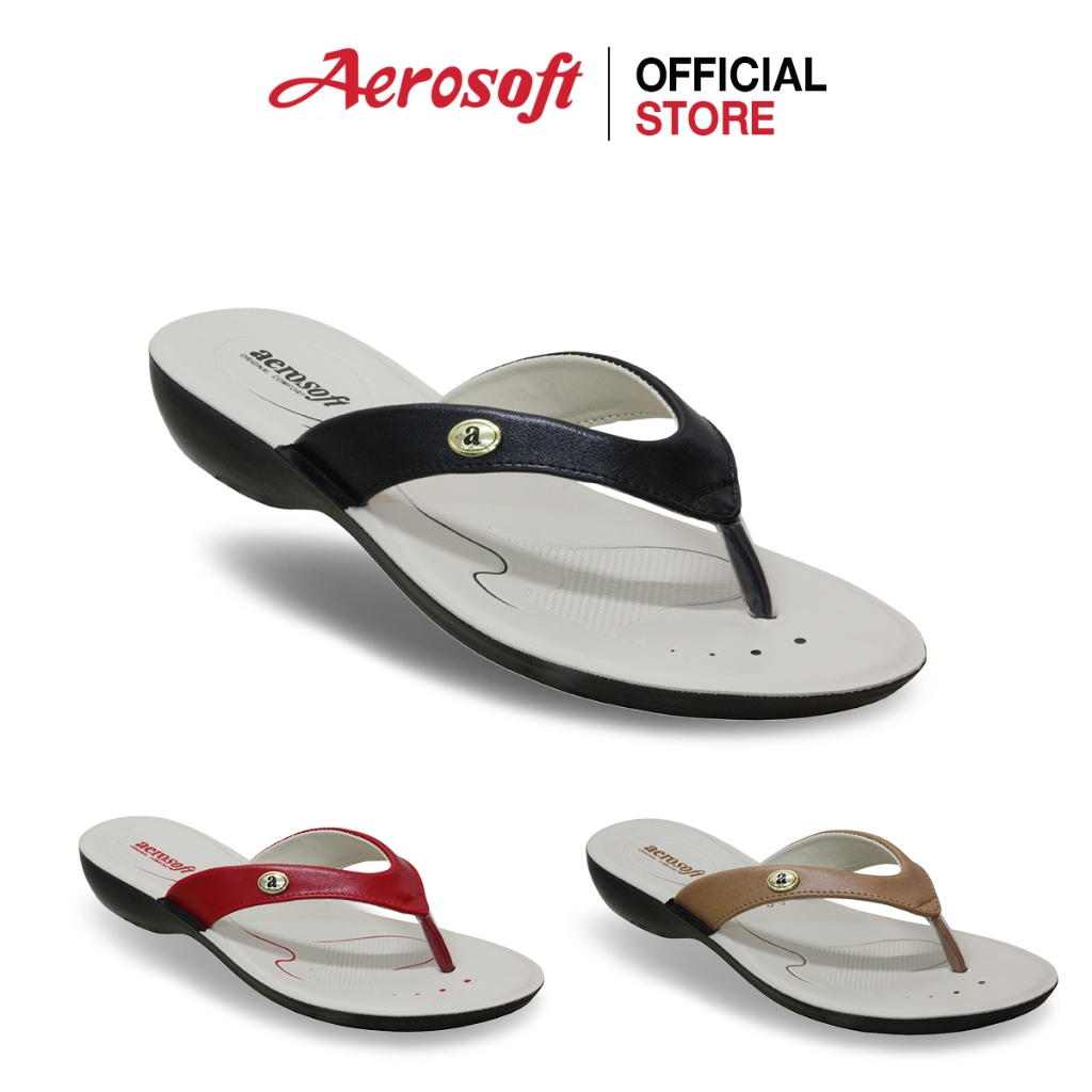 Aerosoft รองเท้าแตะผู้หญิงหูหนีบแอโร่ซอฟรุ่น LC1501 | Shopee Thailand