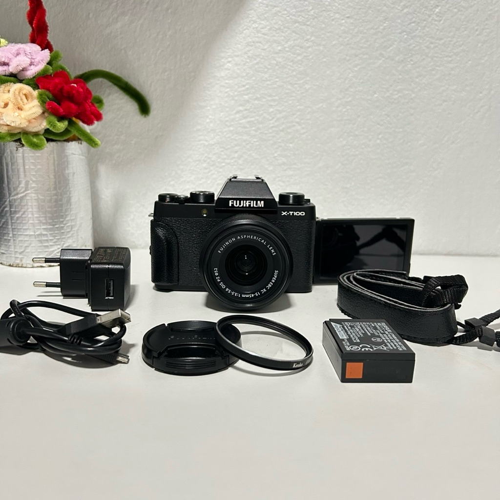 Fuji XT100 + 15-45mm (สภาพสวย พร้อมส่ง) | Shopee Thailand