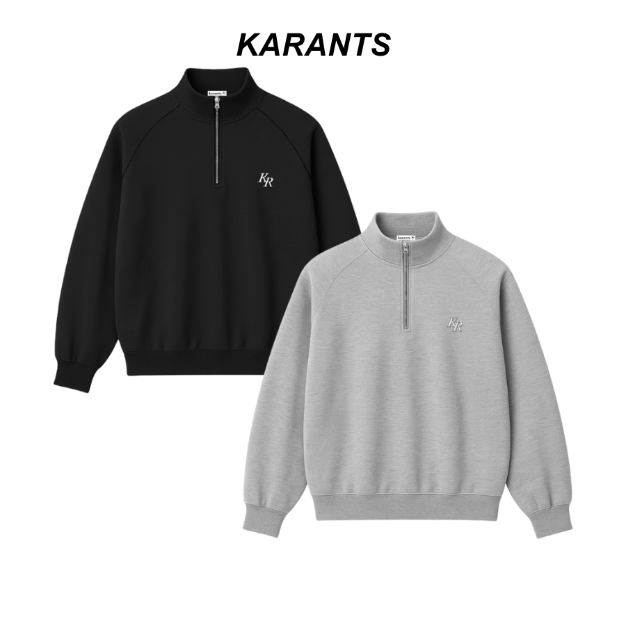 (สินค้าใหม่) Karants Sweater form cropped boxy ผ้าเนื้อหนา 2 ชั้น คอ ...