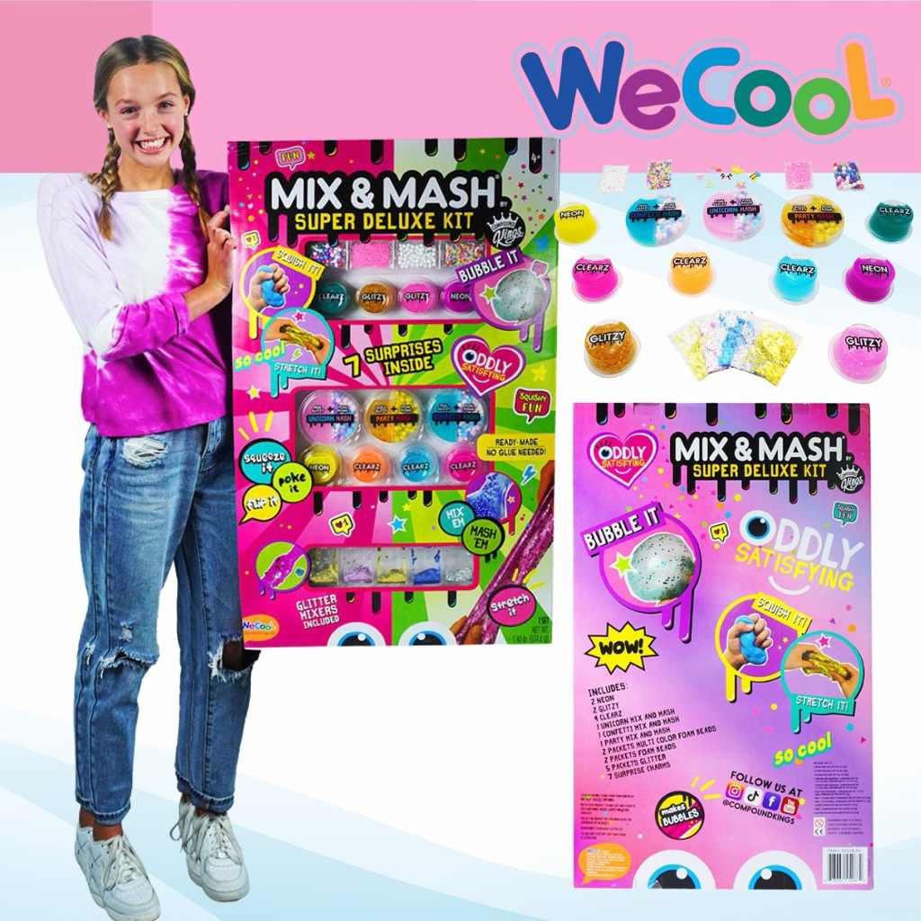 ชุดทำสไลม์ Mix & Mash Super Deluxe Kit จาก Compound Kings | Shopee Thailand
