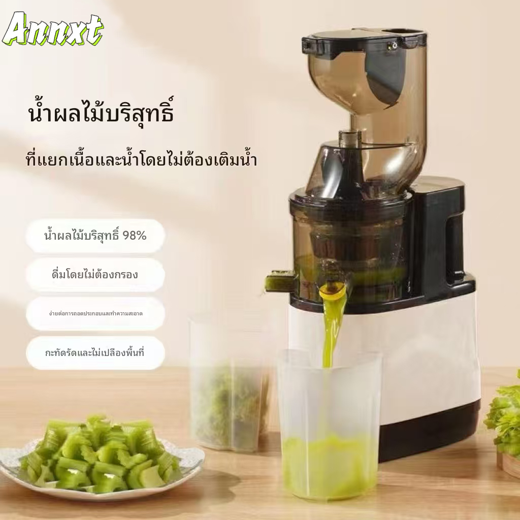 Easy Clean Filter เครื่องสกัดน้ำผลไม้พร้อมแยกกาก Slow Juicer Cold ...