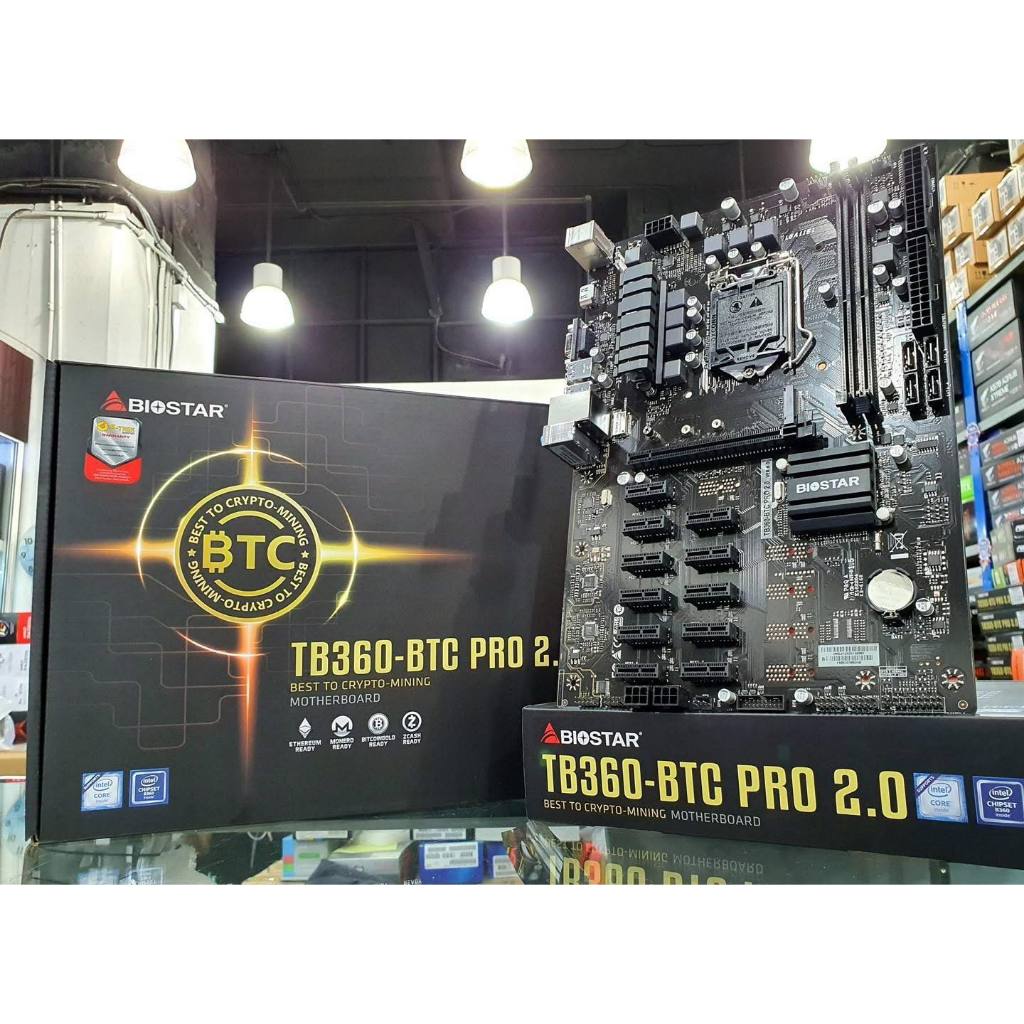 BIOSTAR TB360-BTC PRO 2.0 MAINBOARD | Shopee Thailand