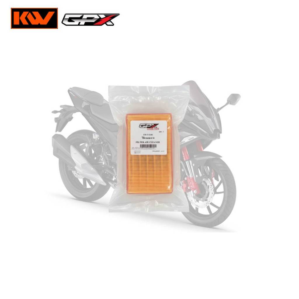 ไส้กรองอากาศ GPX GR200 / GR200r 2V,4V ตรงรุ่น ของแท้เบิกศูนย์100% ...