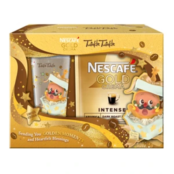 NESCAFE Gold Crema x Twinkle Twinkle Instant Coffee 100g. + แก้ว (Gift ...
