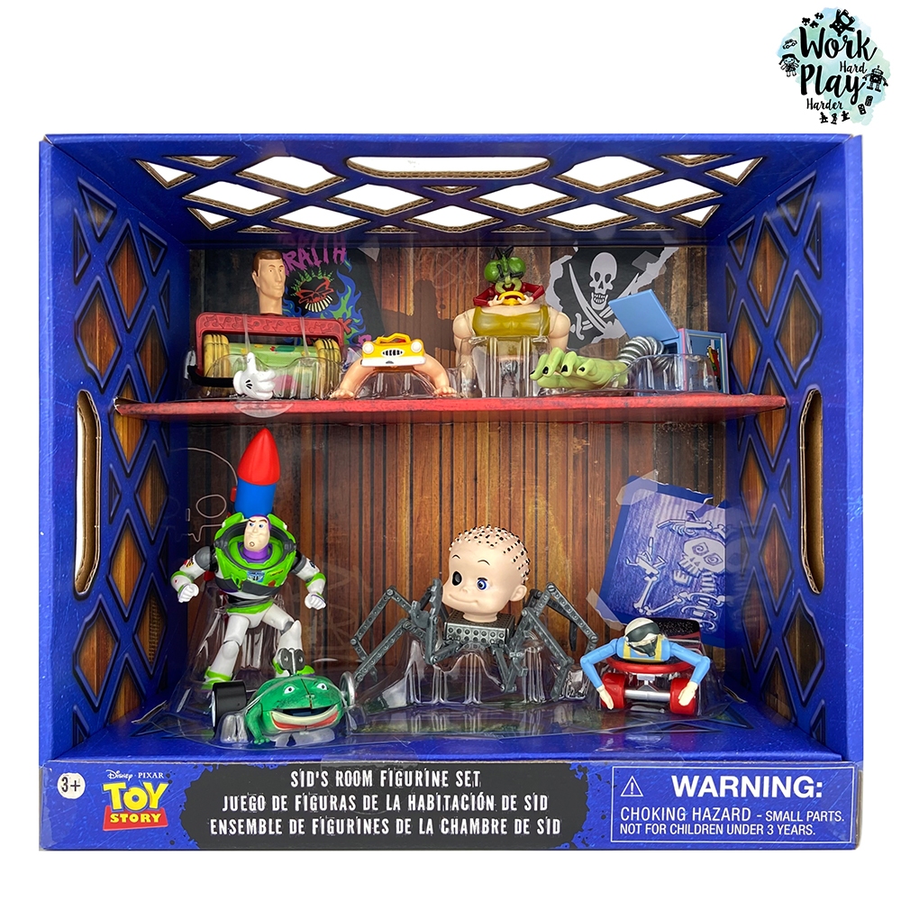 PIXAR Toy Story Sid's Room Figure Set พิกซาร์ ทอย สตอรี่ ซิดส์ รูม ฟิก ...