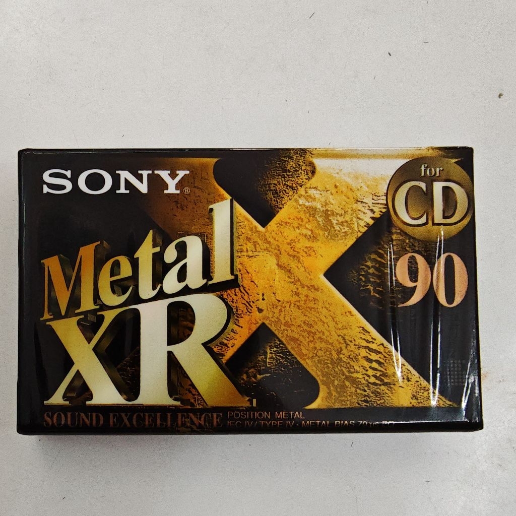 ม้วนเทปเปล่า SONY Metal XR 90 ในซีล | Shopee Thailand