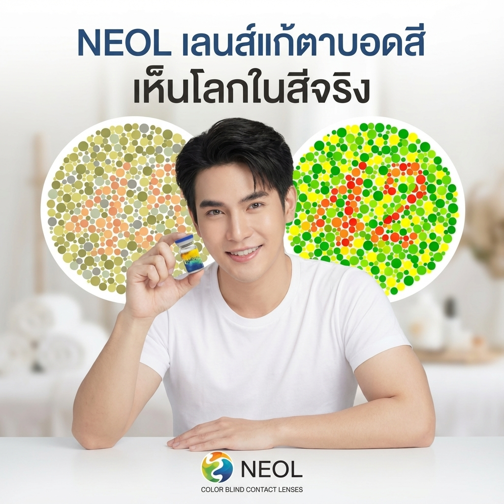 ตาบอดสี NEOL รายปี รับประกันชัด 100% | Shopee Thailand
