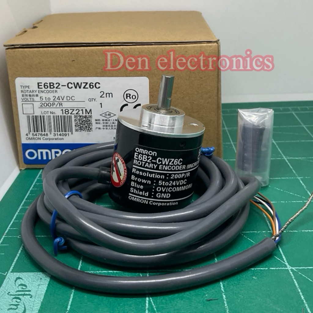 E6B2-CWZ6C 200P/R Rotary Encoder โรตารีเอ็นโค้ดเดอร์ ตัวเข้ารหัส 5 ...