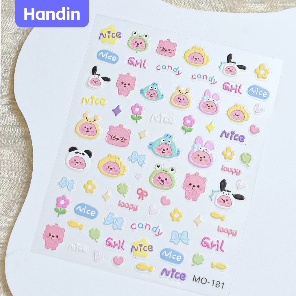 Handin สติกเกอร์การ์ตูนน่ารัก ใช้สำหรับตกแต่งได้ | Shopee Thailand