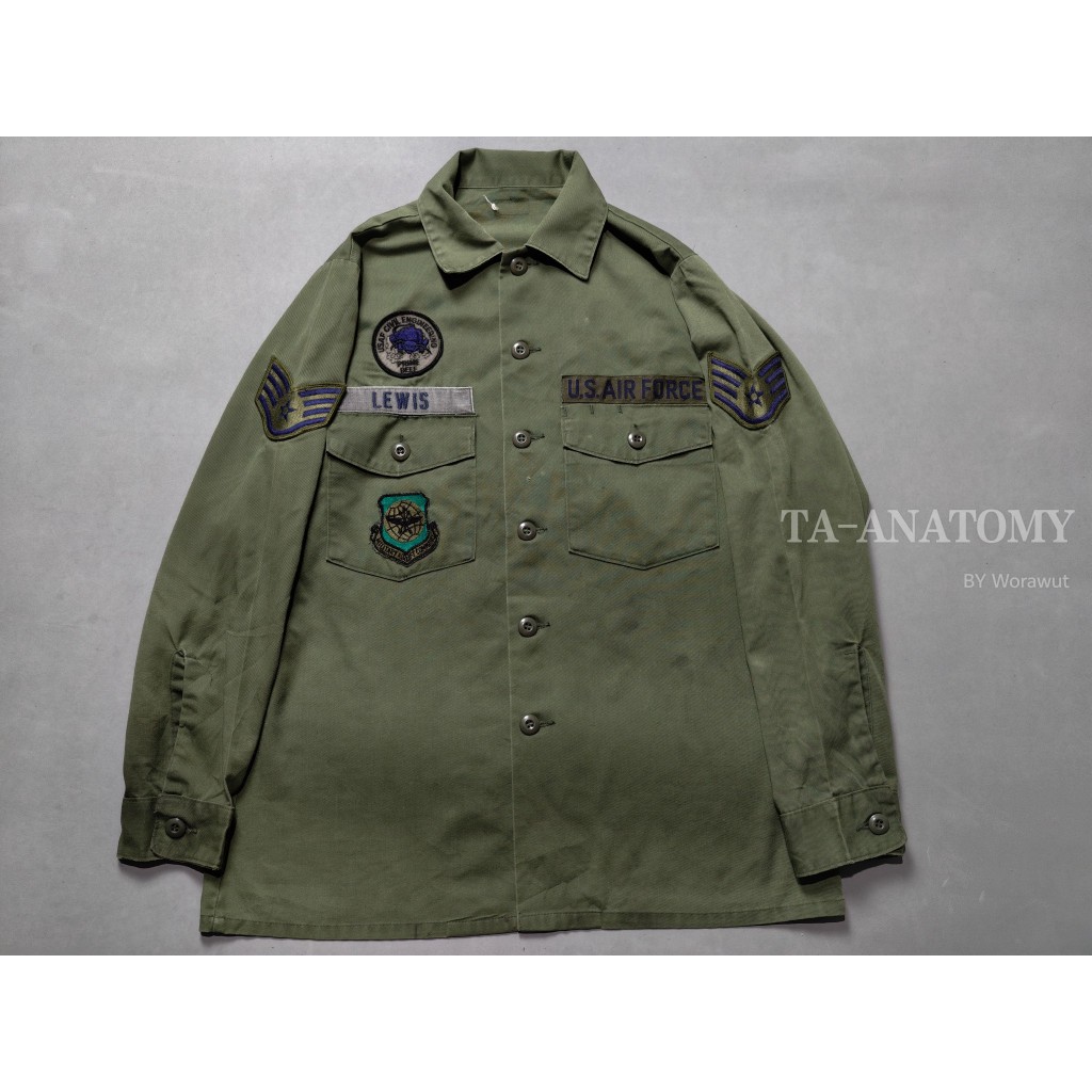 เสื้อทหาร OG 507 พร้อมอามรวม 6 ชิ้น ข้อมูลสินค้า รอบอก 46 | Shopee Thailand