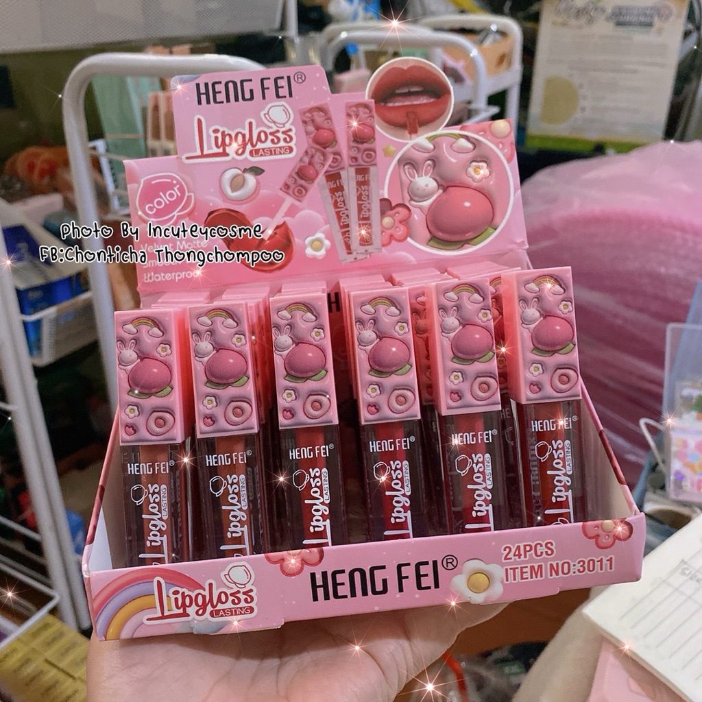 Heng Fei Lip Gloss ลิปกลอสแมทต์น้องกระต่าย | Shopee Thailand