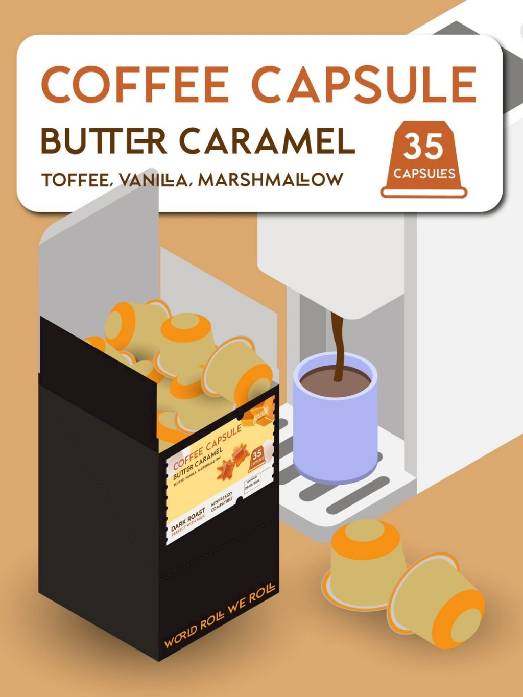 EVERYDAY CAPSULE : Capsule Butter Caramel 35 Pcs | Shopee Thailand