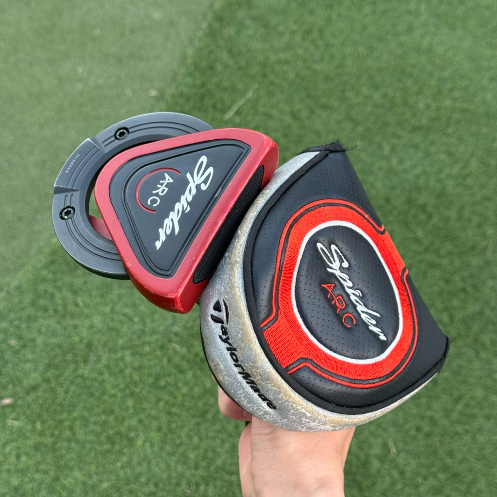 Putter Taylormade Spider ARC 34นิ้ว พร้อมโคเวอร์แท้ ตรงรุ่น *มีรอยแต้ม ...
