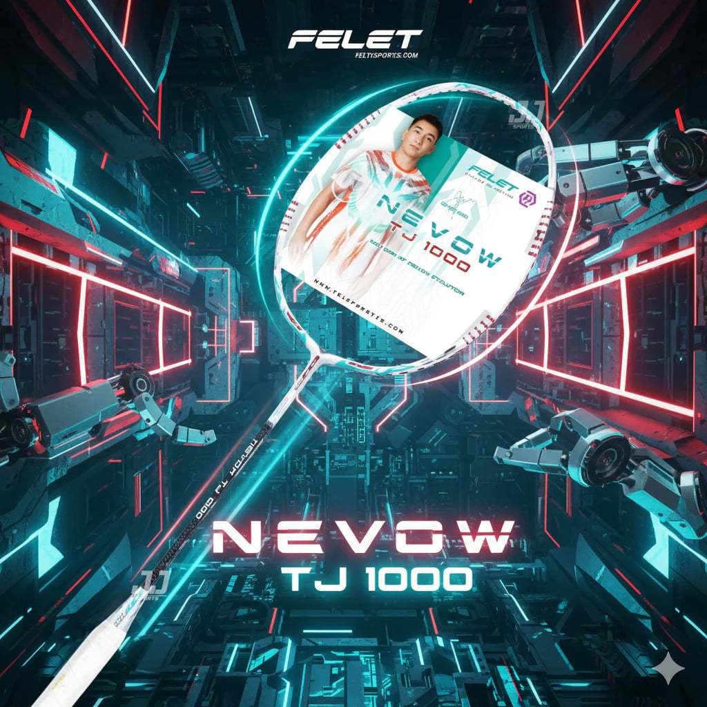 FELET NEVOW TJ 1000 (3U / 4U) ไม้แบดมินตัน (สินค้าลิขสิทธิ์แท้ 100% ...
