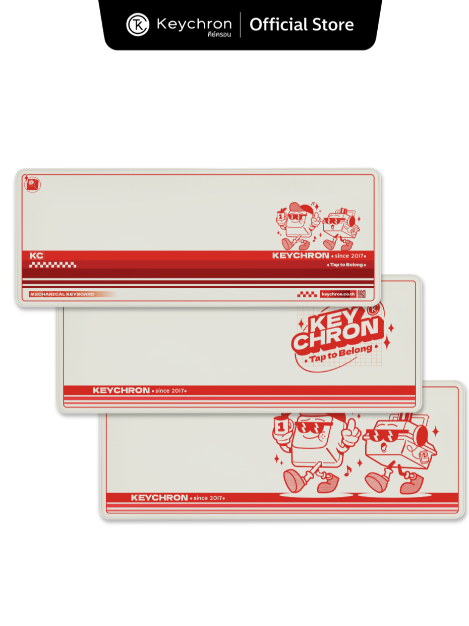 Keychron Desk Mat แผ่นรองโต๊ะ แผ่นรองเมาส์ Retro 80s Edition | Shopee ...