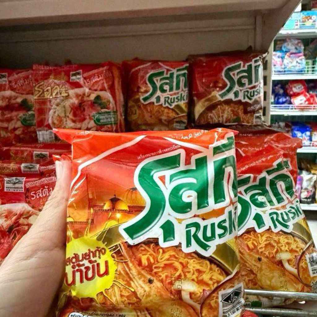ruskey รสต้มยำกุ้งน้ำข้นขนาด 60 กรัม 1 กล่อง 30 ซอง | Shopee Thailand