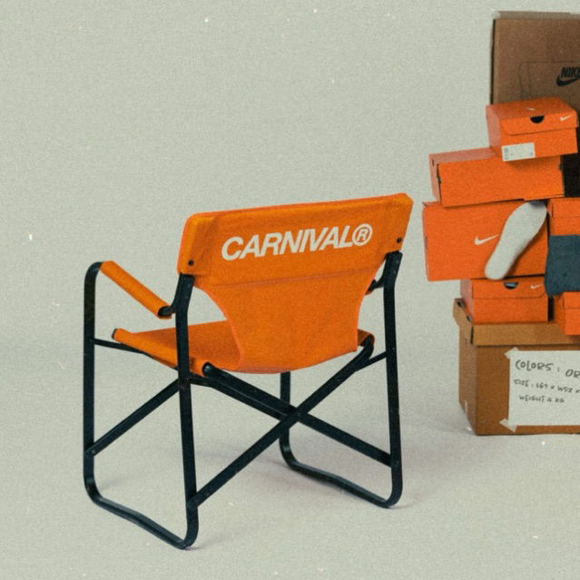 [พร้อมส่ง ของแท้💯%] เก้าอี้ CARNIVAL® X NIKE FOLDING CHAIR | Shopee ...
