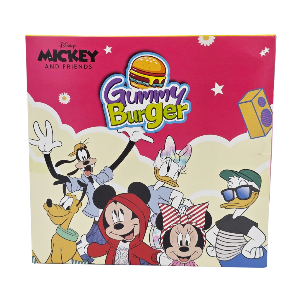 Disney Mickey And Friends Burger Gummy ดิสนีย์ มิกกี้ แอนด์ เฟรนด์ส เบอร์เกอร์ กัมมี่ ยกแพ็ค ...