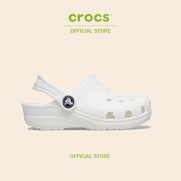 CROCS รองเท้าลำลองผู้ใหญ่ CLASSIC CLOG รุ่น 10001100 - WHITE | Shopee ...