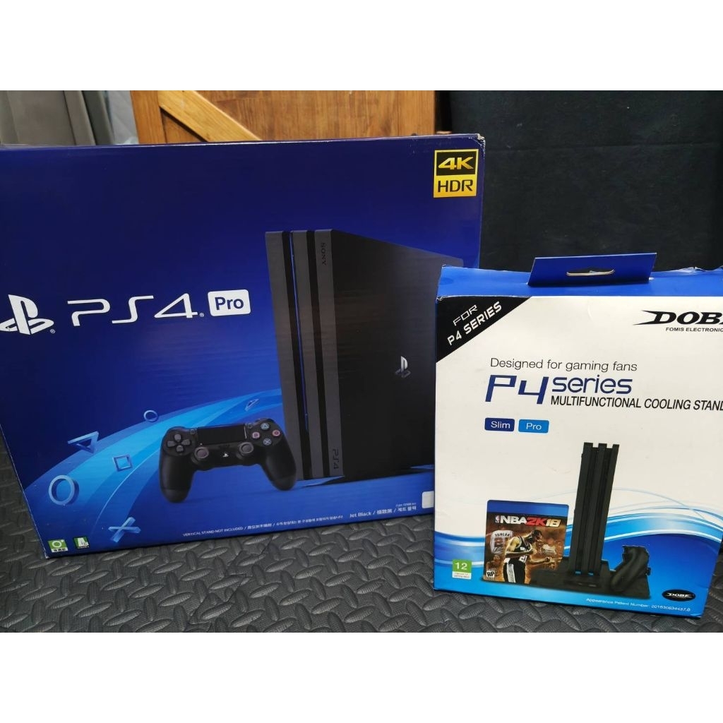 Sony PlayStation 4 Pro ความจุ 1TB Board: CUH-7218b พร้อมแท่นชาร์จจอย PS4 Pro | Shopee Thailand