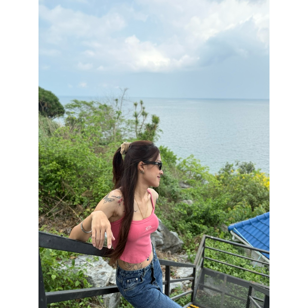 atipa มือ2 ดำ/ชมพู เสื้อกล้าม/สายเดี่ยว | Shopee Thailand