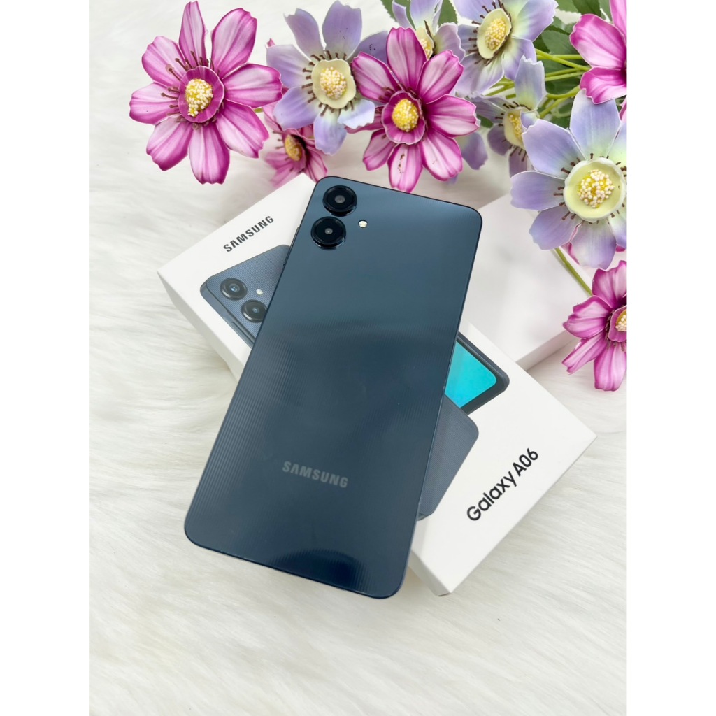 มือถือมือสอง Samsung Galaxy A06 ( 4+64GB) ประกันศูนย์ถึง 15/5/2569 | Shopee Thailand
