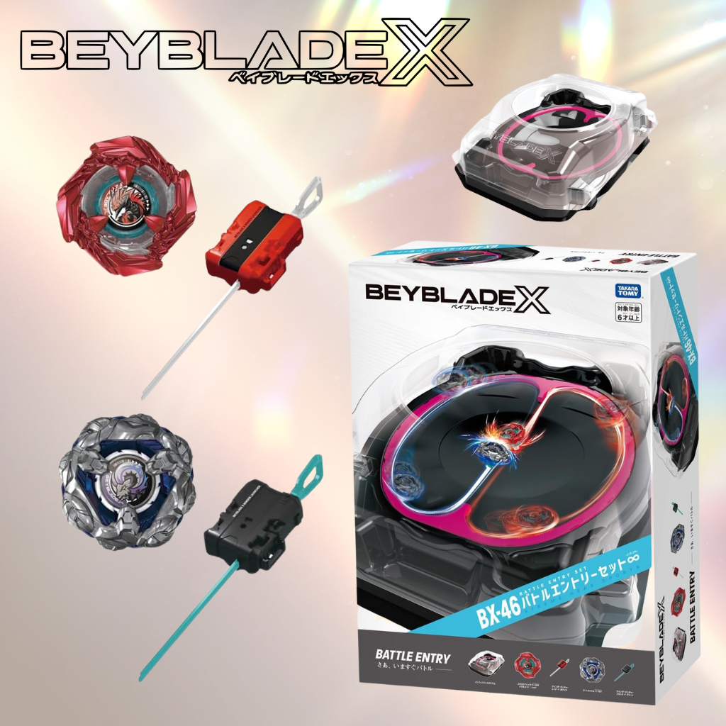 TAKARA TOMY Beyblade X BX-46 Battle Entry Set Infinity | Starter Set ...