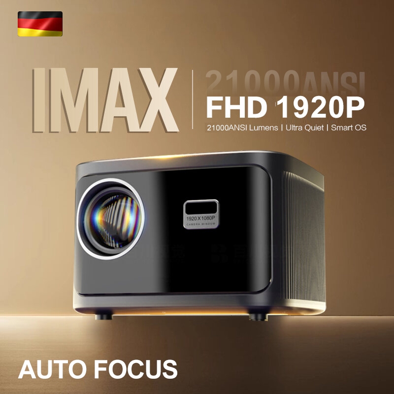 โปรเจคเตอร์ projector 8K 1200 ANSI ต่อมือถือ มินิโปรเจคเตอร์ มีแอปในตัว ...