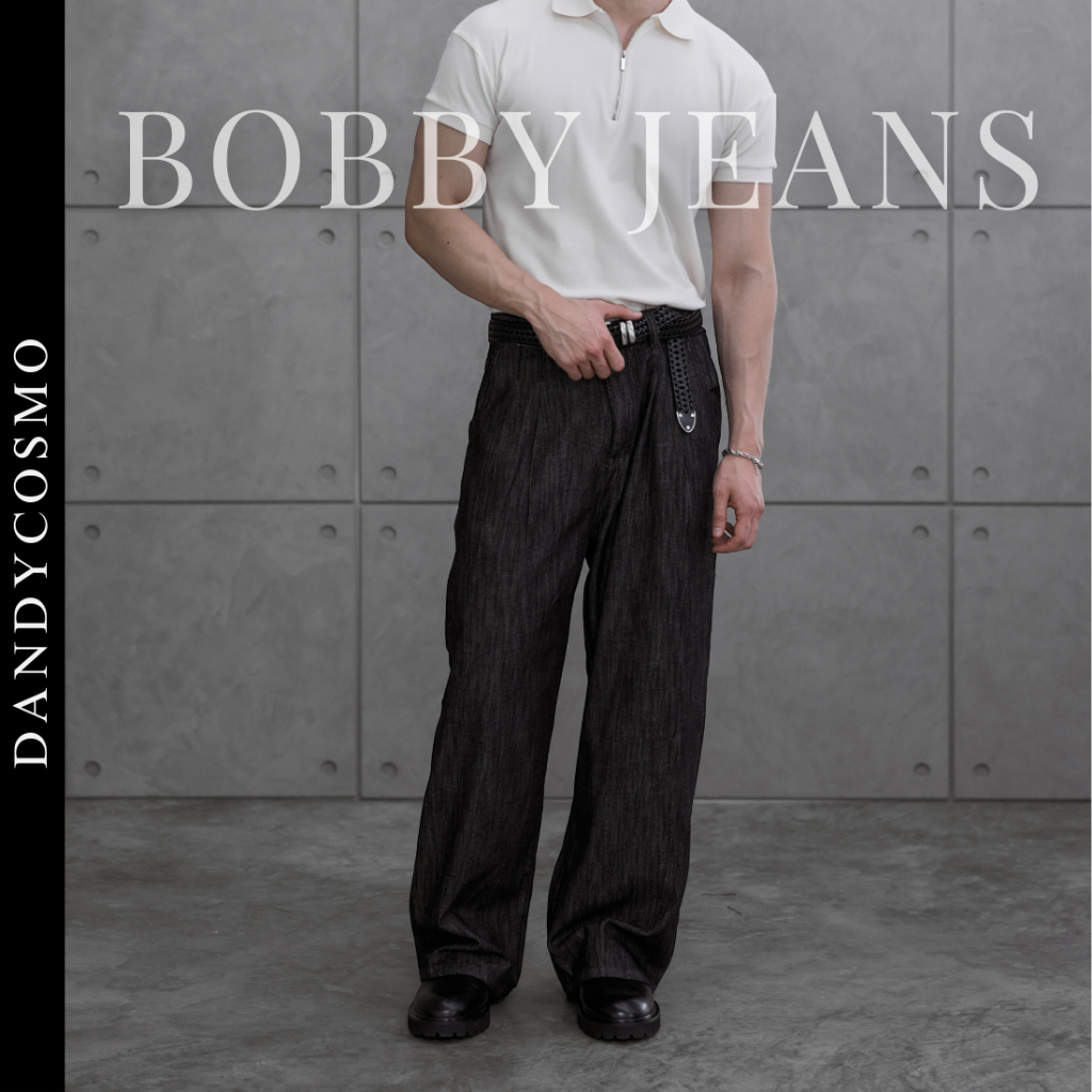 DANDY COSMO | กางเกงยีนส์ Wide Pant Jeans รุ่น BOBBY JEANS | Shopee ...