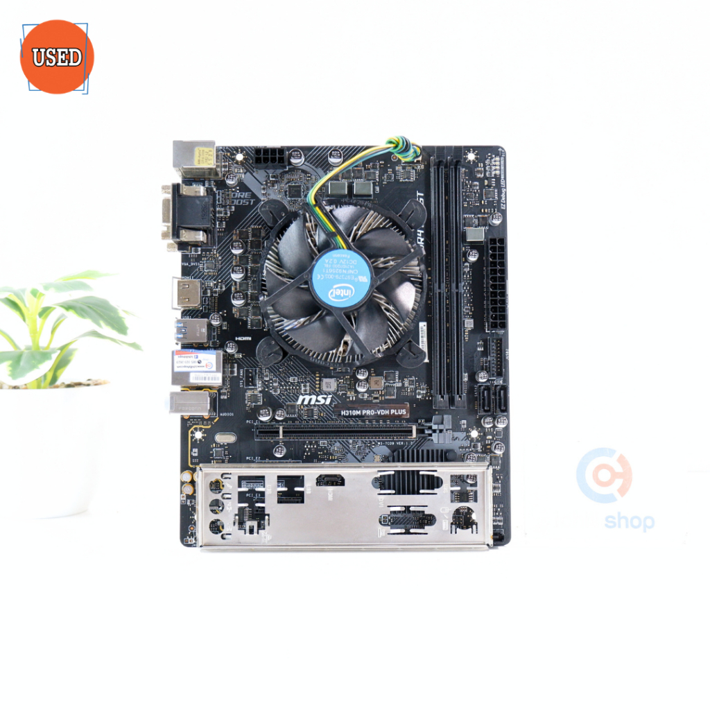 ชุดซีพียูพร้อมเมนบอร์ด CPU: INTEL CORE I3-9100F + MB: MSI H310M PRO-VDH PLUS P16461 | Shopee ...