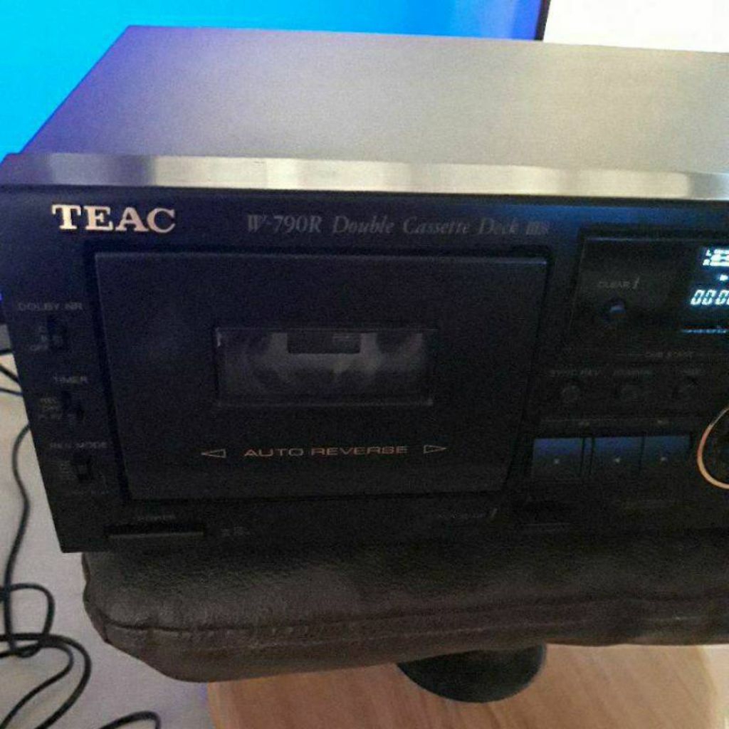 เครื่องเล่นเทป Double Cassette Deck ยี่ห้อ TEAC รุ่น w-790R | Shopee Thailand