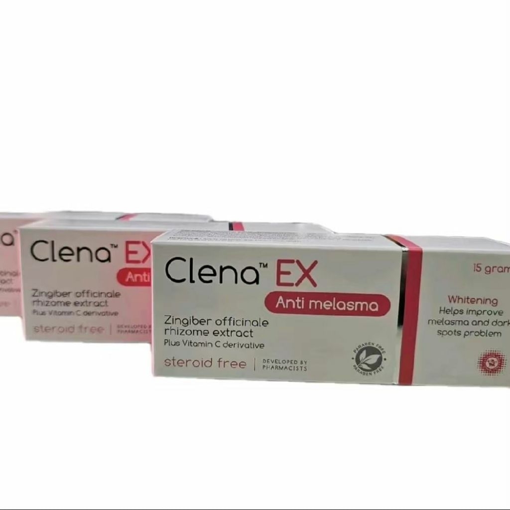 Clena EX ครีมทาฝ้า 15g ช่วยปรับสีผิวให้กระจ่างใสและเรียบเนียน ด้วยมอยส์ ...