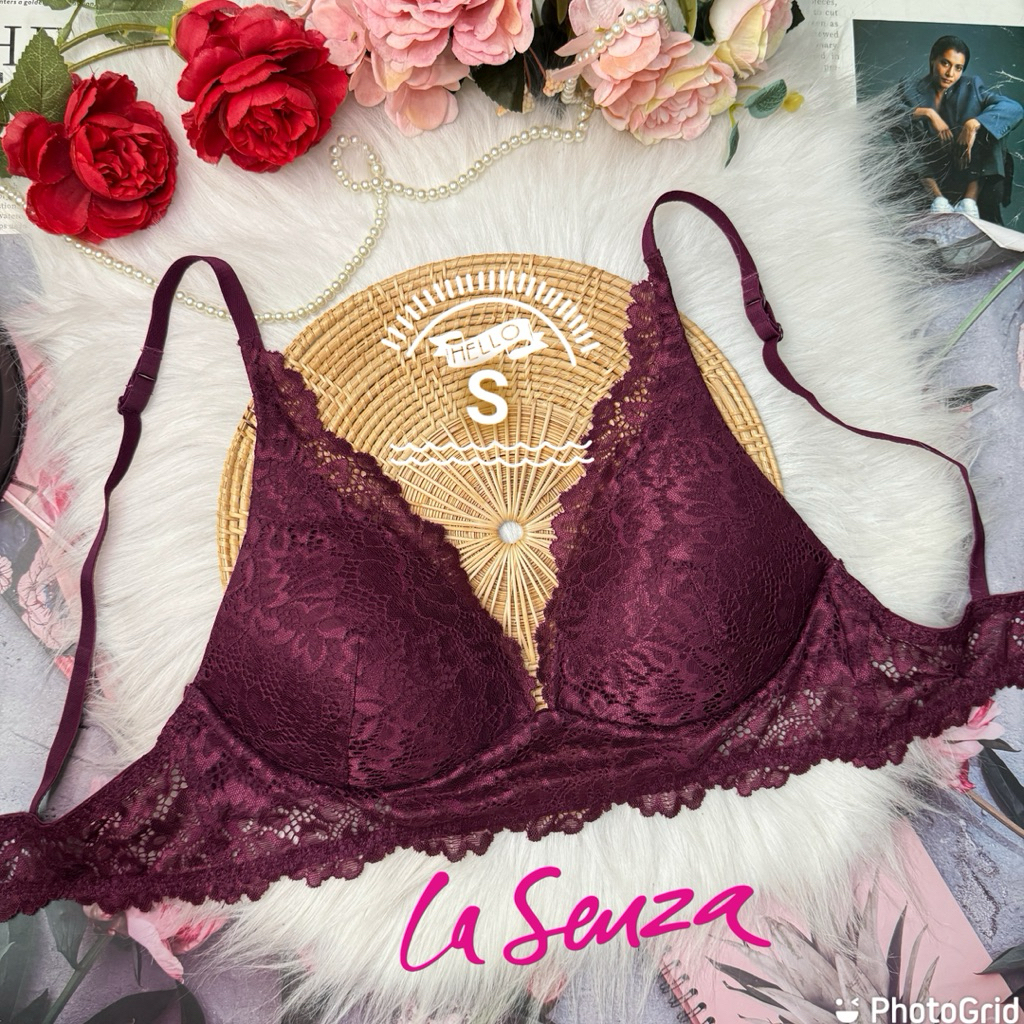 La Senza S 30D 32C 34B ฟองบาง ใหม่มาก สะอาด ป้ายตัด | Shopee Thailand
