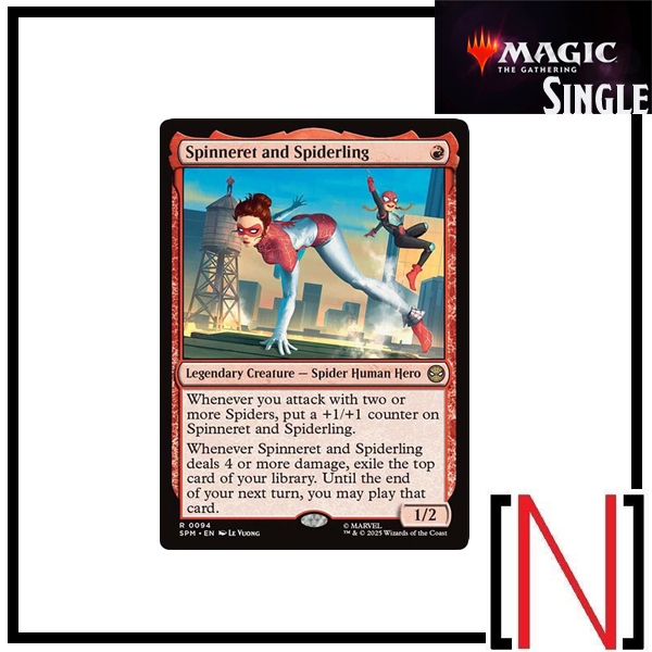 [MTG][Single][SPM] Spinneret and Spiderling ระดับ Rare [ภาษาอังกฤษ ...