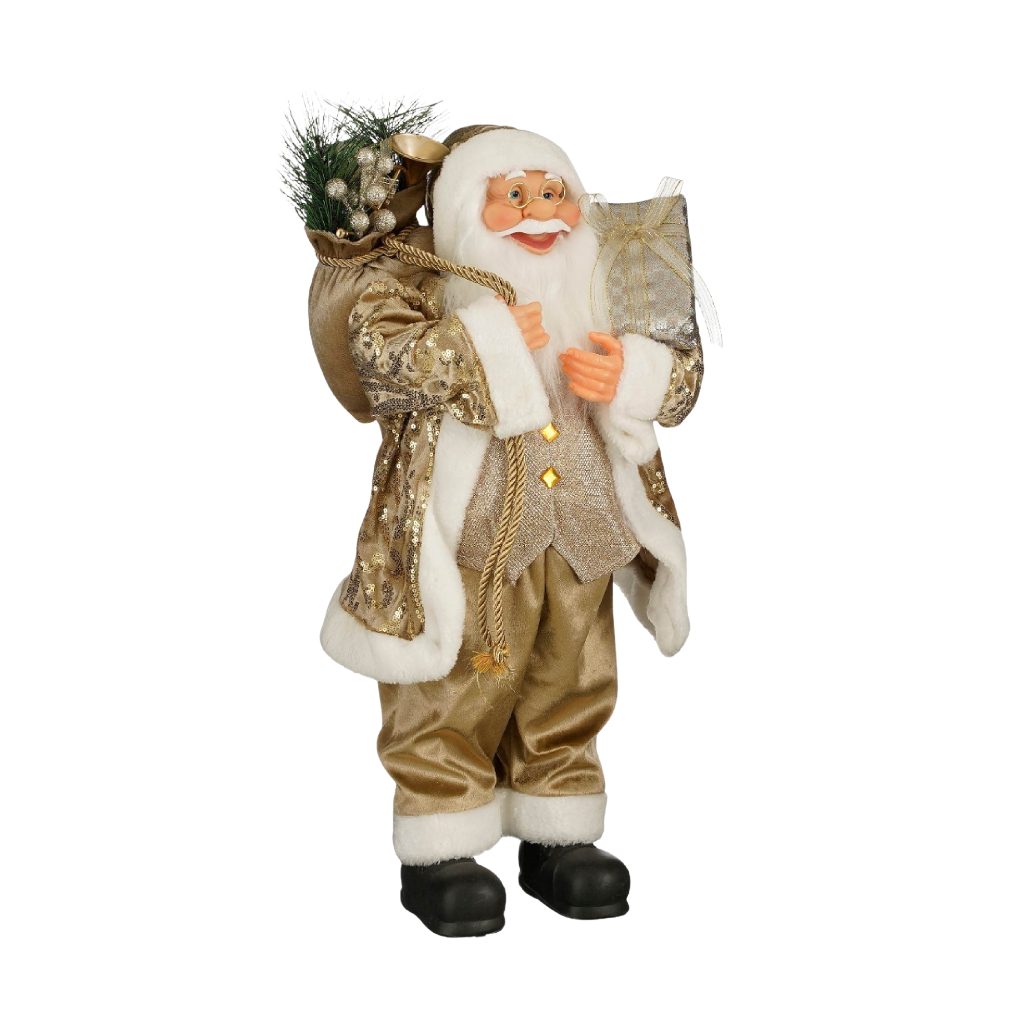ตุ๊กตาซานต้าคลอสสีน้ำตาล - Brown Santa Claus Dolls | H 60/80 cm ...