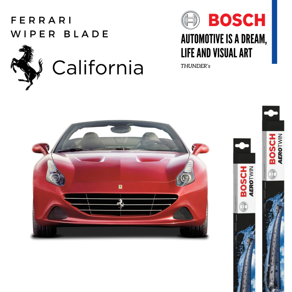 BOSCH Wiper blade ใบปัดน้ำฝน Ferrari เฟอร์รารี่ California Aerotwin ไร้ ...