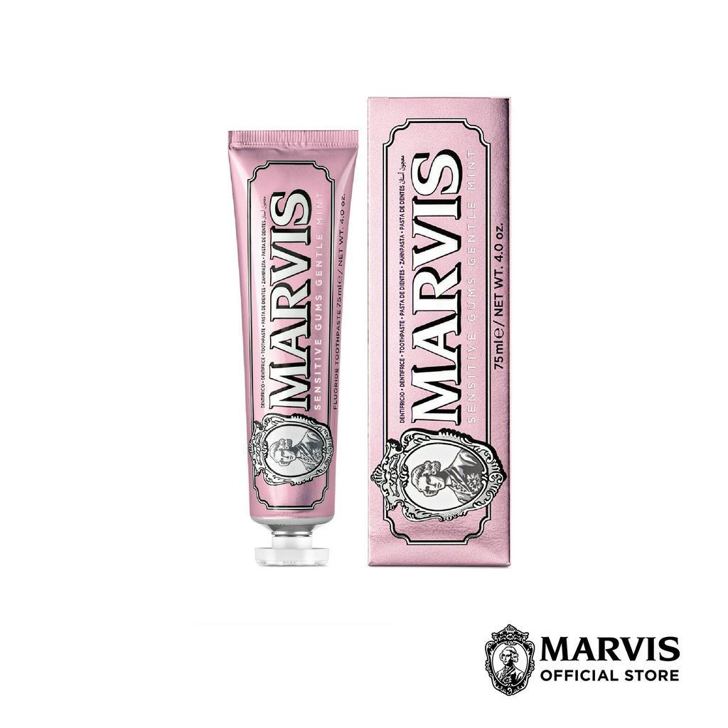 (NEW) Marvis Sensitive Gums Gentle Mint 75ML / มาร์วิส เซนซิทีฟ กัมส์เ ...