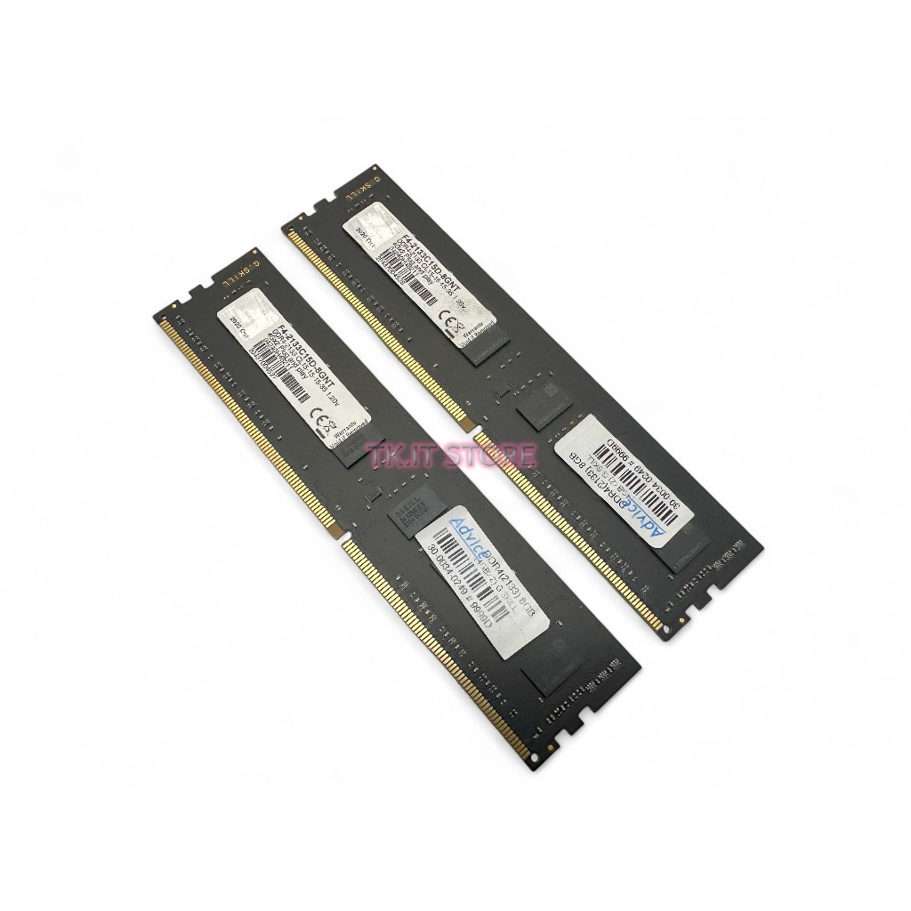 G. Skill RAM DDR4 8GB (2x4GB) 2133Hz 8Chip Value Desktop RAM (มือสอง ...