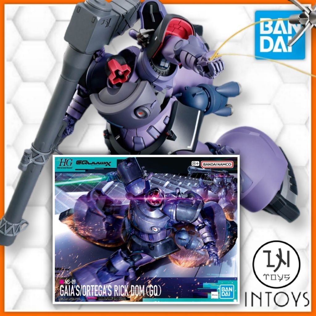 BANDAI - (HG) 1/144 GAIA/ORTEGA RICK DOM (GQ) ( Gunpla / Gundam Model ...