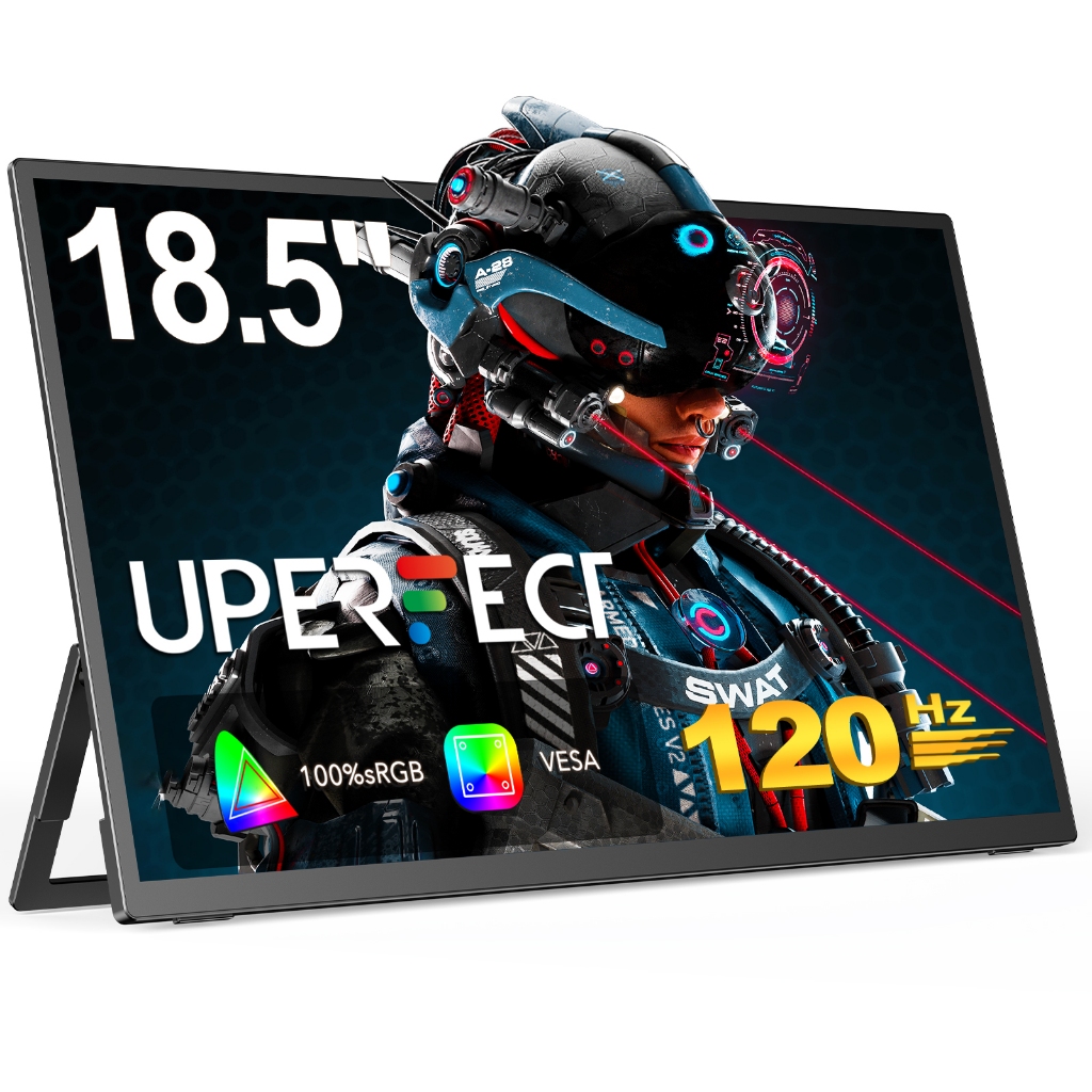 UPERFECT 18.5" 120hz Computer Monitor จอภาพสําหรับเล่นเกมแบบพกพา ...