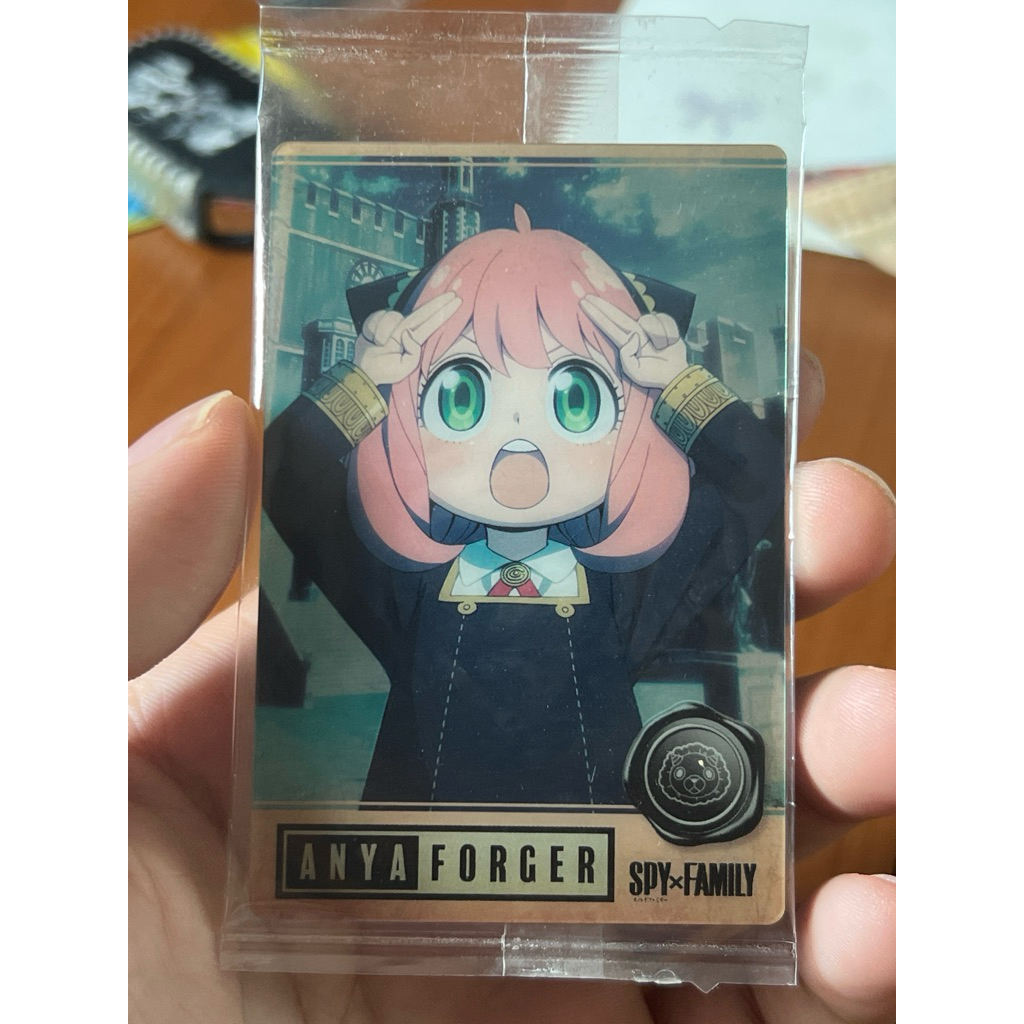 Spy x Family Anya Forger Wafer Metal Anime Collectible Trading Card ...