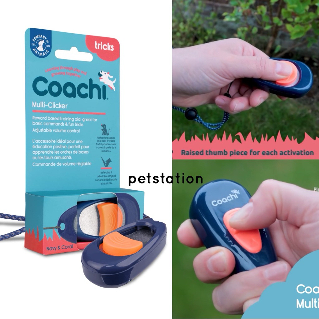 Coachi Multi Clicker คลิกเกอร์ฝึกสุนัขปรับระดับเสียงได้ | Shopee Thailand