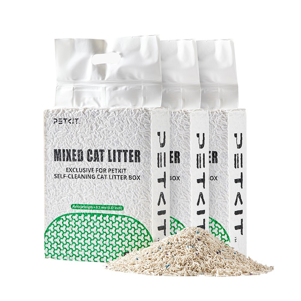 PETKIT Mixed Cat Litter ทรายแมวเต้าหู้ผสมแท่นเล็กประหยัด สำหรับห้องน้ำ ...