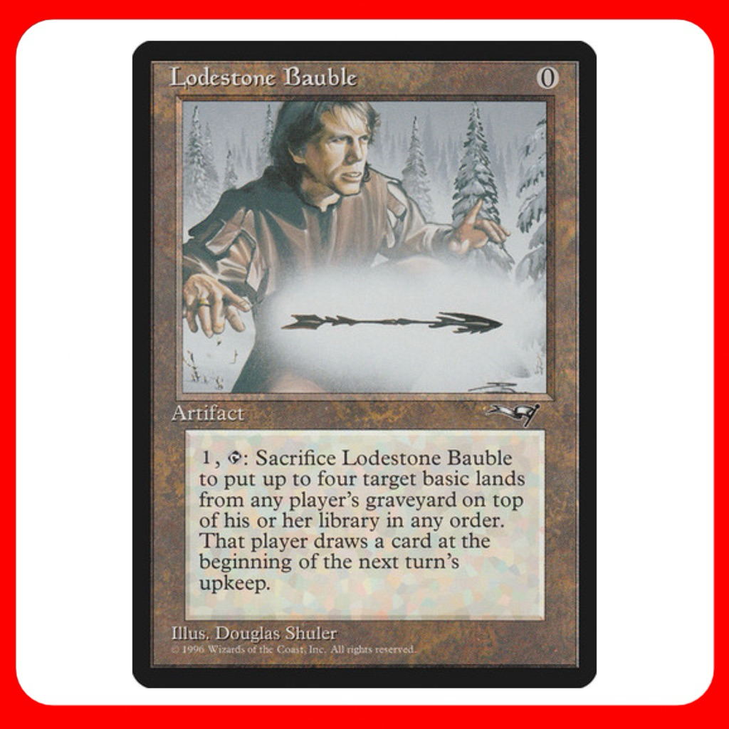 [MTG] Lodestone Bauble [AL] [ARTIFACT] [RARE] [NORMAL] [ENG] (การ์ดเม ...