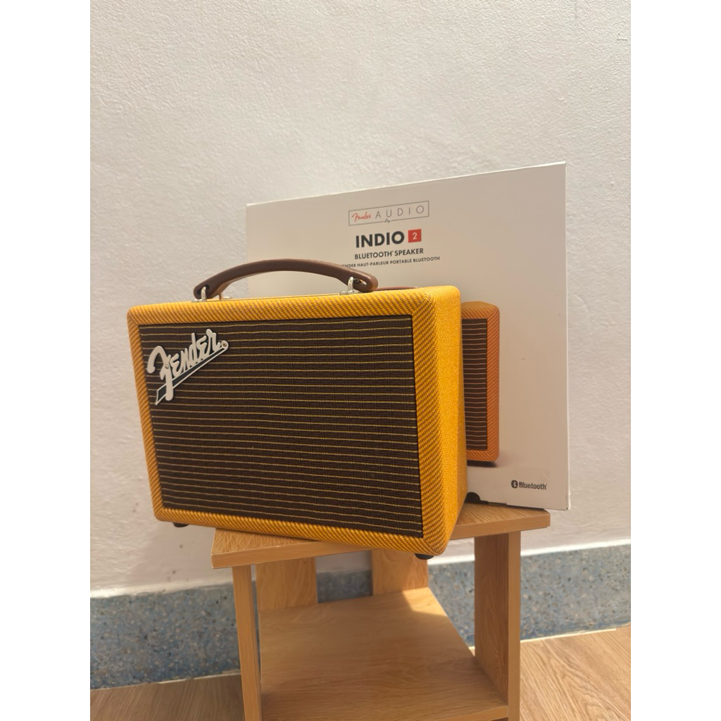 ลำโพงบลูทูธ Fender Indio 2 สีเหลือง สินค้าซื้อมาไม่ค่อยได้ใช้ | Shopee Thailand