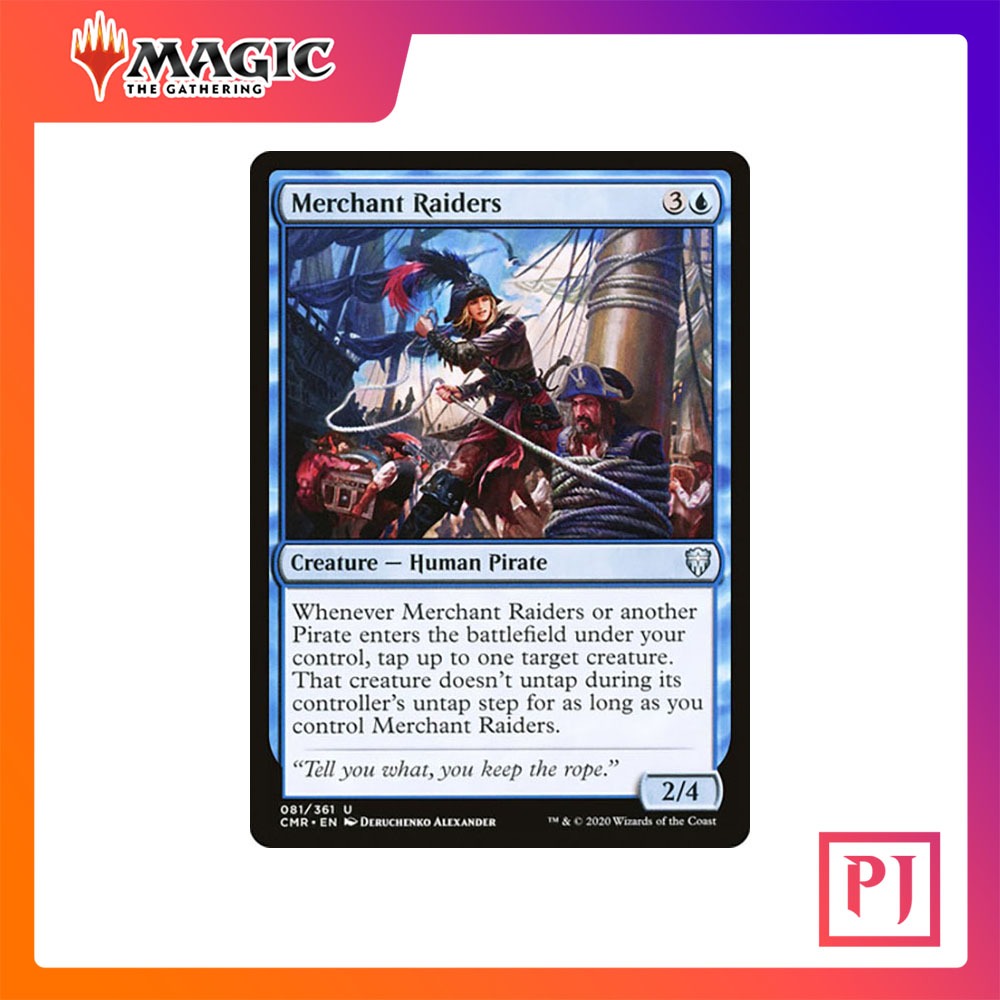 [MTG] Merchant Raiders [CMR] [BLUE] [UNCOM] [NORMAL] [ENG] (การ์ดเมจิค ...