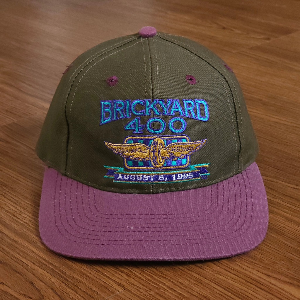 Vintage 90s 1995 NASCAR Brickyard 400 Cap Made in USA | Shopee Thailand