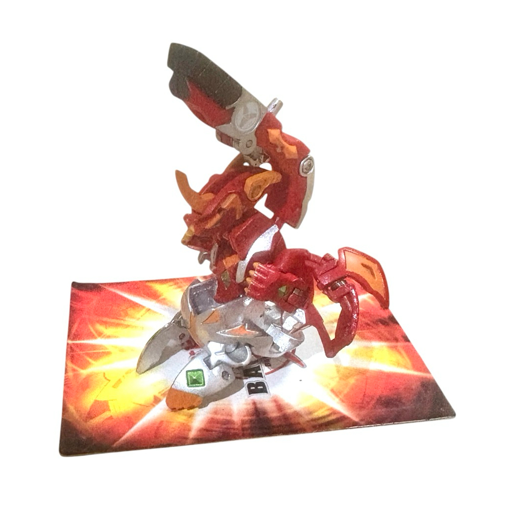 Bakugan Titanium Dragonoid Pyrus MS (original) & Sonicanon Battle Gear ...