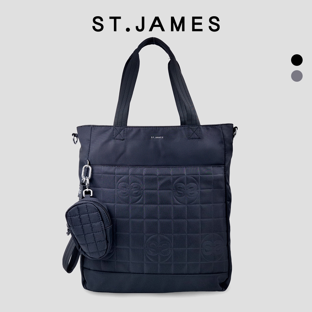 ST.JAMES กระเป๋าถือ/กระเป๋าผ้า ไนล่อน (Nylon) รุ่น SELENE (มี 2 สี) l ...