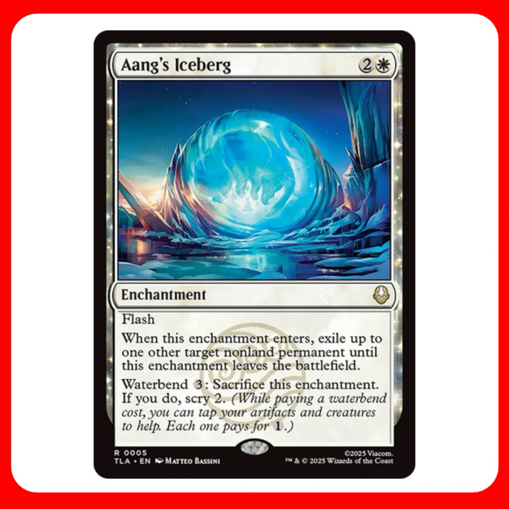 [MTG] Aang's Iceberg [TLA] [WHITE] [RARE] [NORMAL] [ENG] (การ์ดเมจิค ...